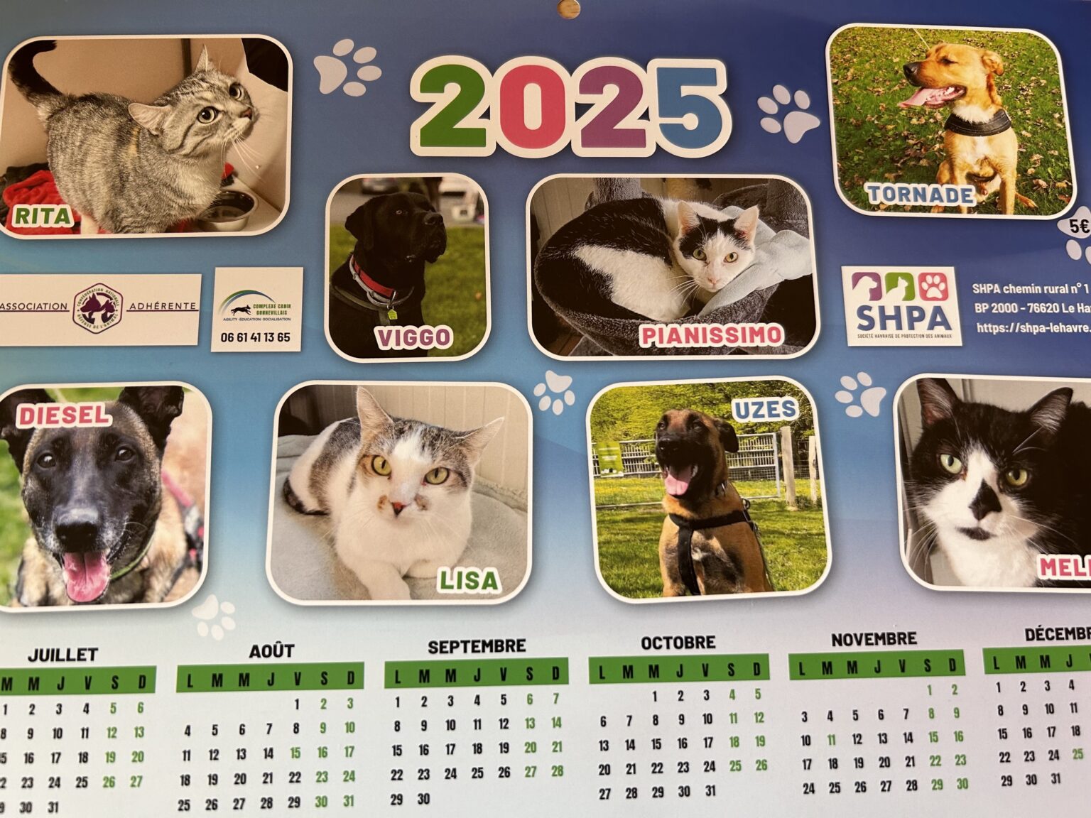 Le calendrier de la SHPA est arrivé ! - SHPA Le Havre